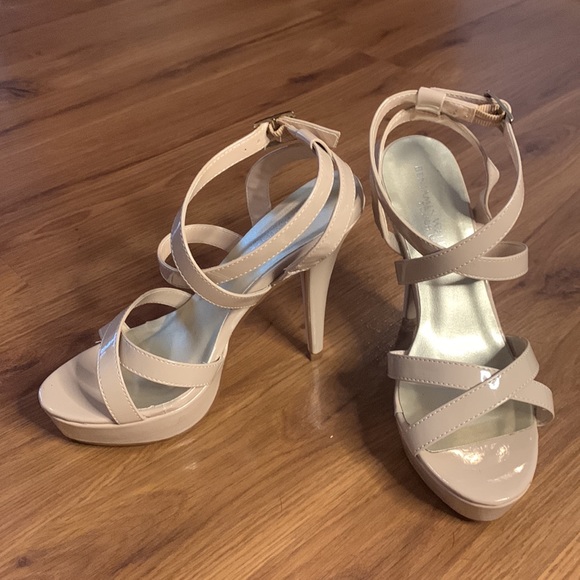Shoes | Strappy Nude Platforms | Poshmark